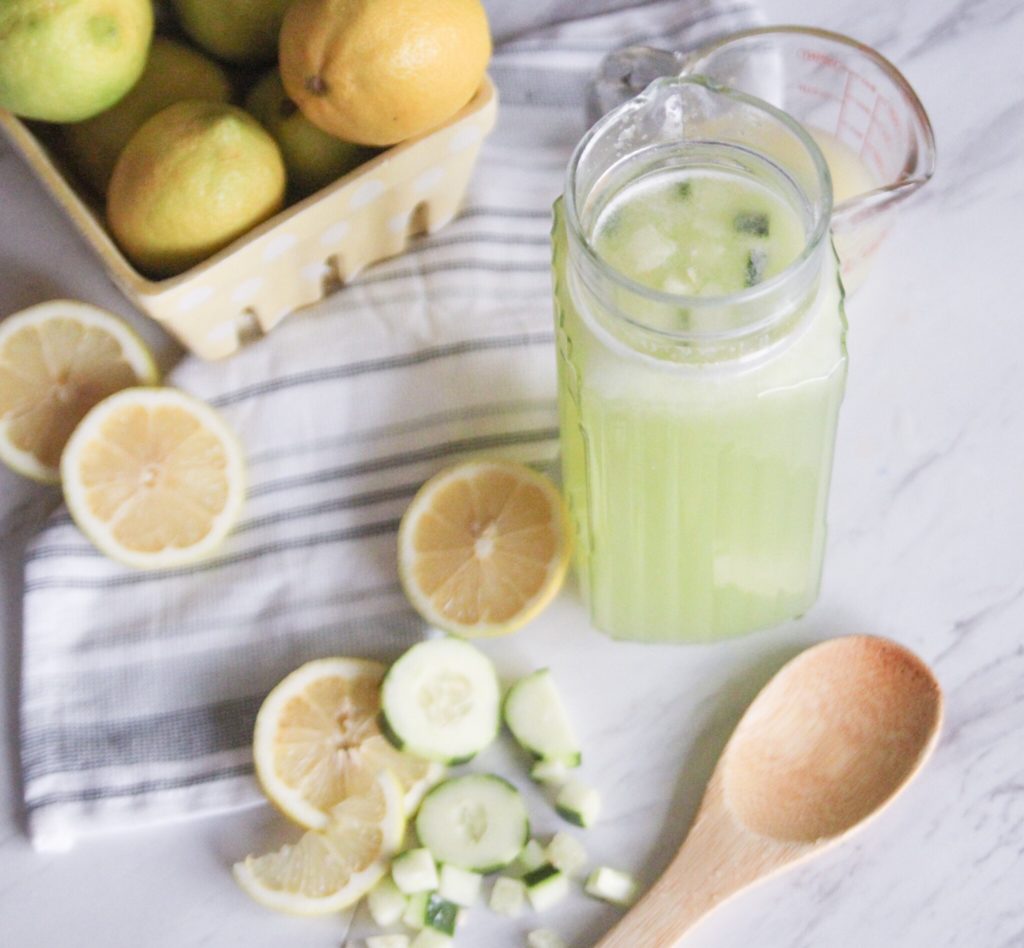 Maggie's Cucumber Lemonade - Jet Plane Mommy